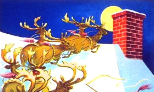 Carte Rennes de Noël - CyberCartes.com