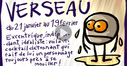 Carte Verseau - CyberCartes.com