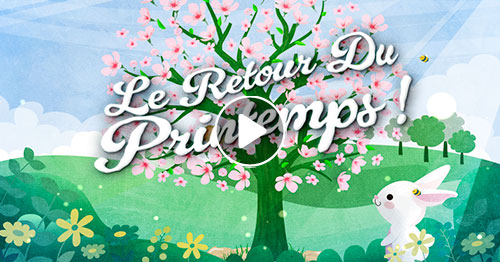 Carte Enfin le printemps ! - CyberCartes.com