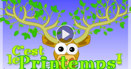 Carte C'est le Printemps ! - CyberCartes.com