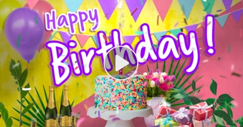Carte Happy Birthday ! - CyberCartes.com