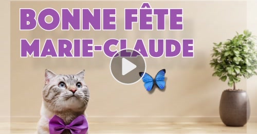 Carte Bonne fête Marie-Claude ! - CyberCartes.com