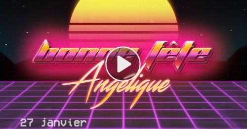 Carte C'est la Journée de Angélique ! - CyberCartes.com