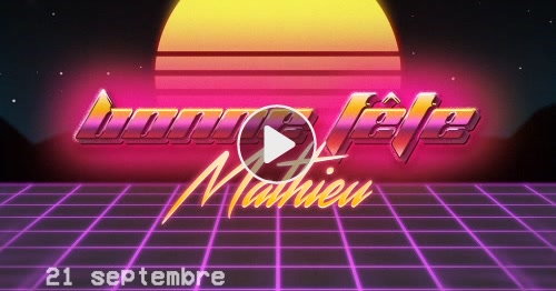 Carte Joyeuse fête Mathieu, le 21 septembre ! - CyberCartes.com