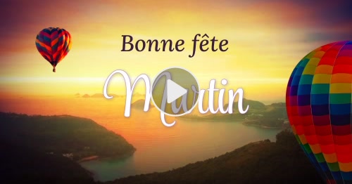 Cartes Bonne fête Martin - 11 novembre