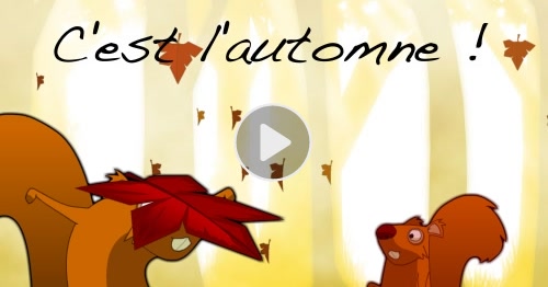 Carte C'est l'automne - CyberCartes.com