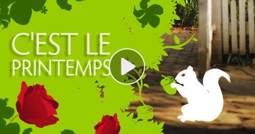 Carte C'est le printemps - CyberCartes.com