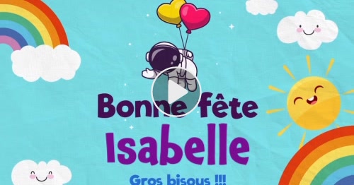Carte Bonne fête Isabelle ! - CyberCartes.com