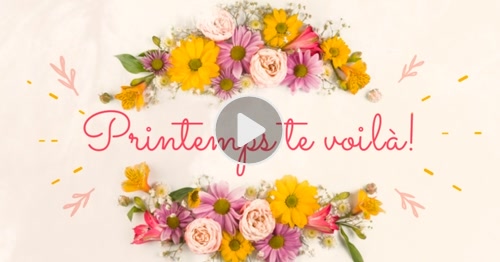 Carte Voici le printemps ! - CyberCartes.com